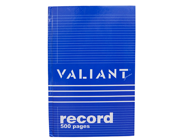 Valiant Record Book Junior 500P Blu | Office Warehouse, Inc.