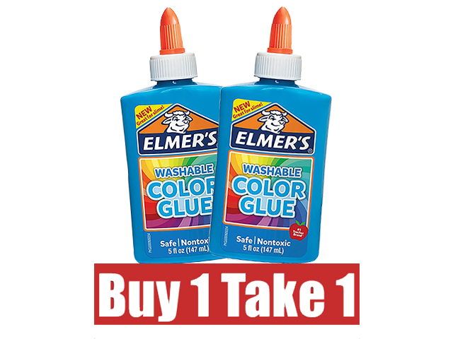 Elmer's Washable Color Glue Opaque Blue Buy 1 Take 1 | Office Warehouse ...