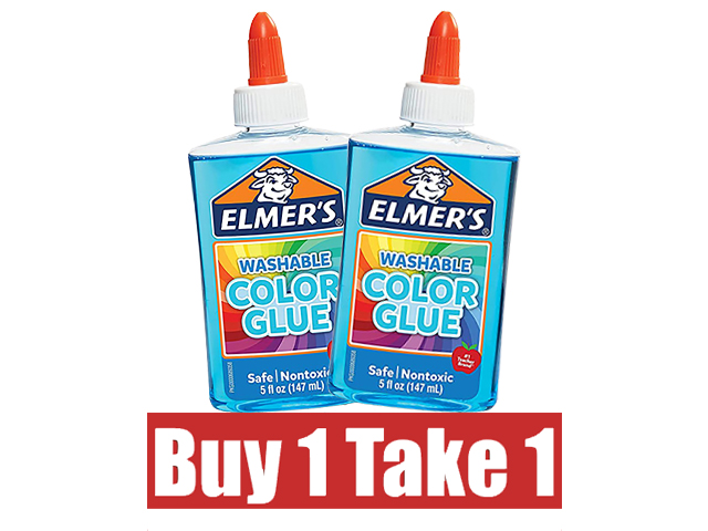 Elmer's Washable Color Glue Translucent Blue Buy 1 Take 1 | Office ...