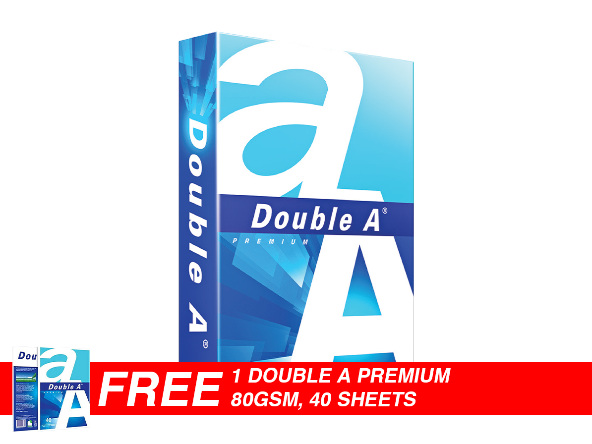 Double A Copy Paper Premium A11/Letter 80gsm 500s | Office Warehouse, Inc.
