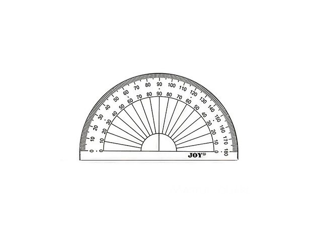 Joy Protractor N-3 Plastic 11cm | Office Warehouse, Inc.