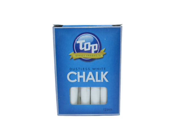 Top Dustless White Chalk CHA12W 12s | Office Warehouse, Inc.