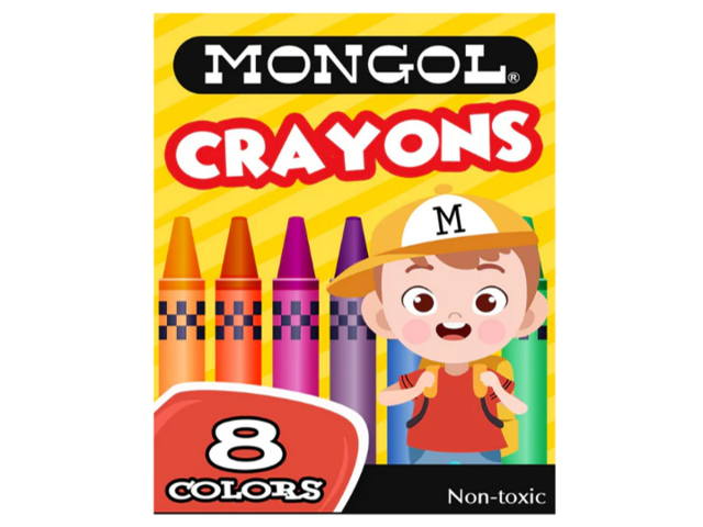 Mongol Crayons 8 Colors | Office Warehouse, Inc.
