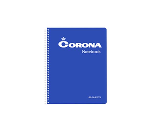 Corona Spiral Notebook C-0760 60LVS 178x254mm | Office Warehouse, Inc.