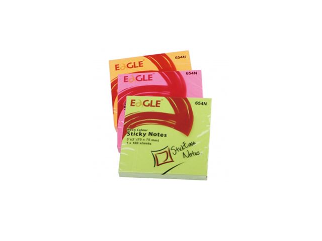 Eagle Sticky Notes TY654 Classic 3x3 | Office Warehouse, Inc.