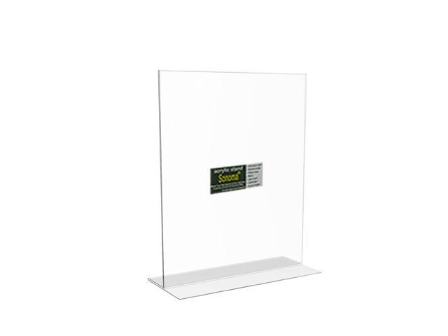 Sonoma Acrylic Stand Menu Vertical 5 1/2 x 4 | Office Warehouse, Inc.