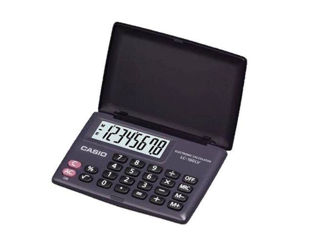 Casio Calculator LC160LV-Black 8 Digits | Office Warehouse, Inc.