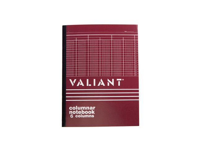 Valiant Columnar Book 6 Columns 50Lvs 216x280mm | Office Warehouse, Inc.