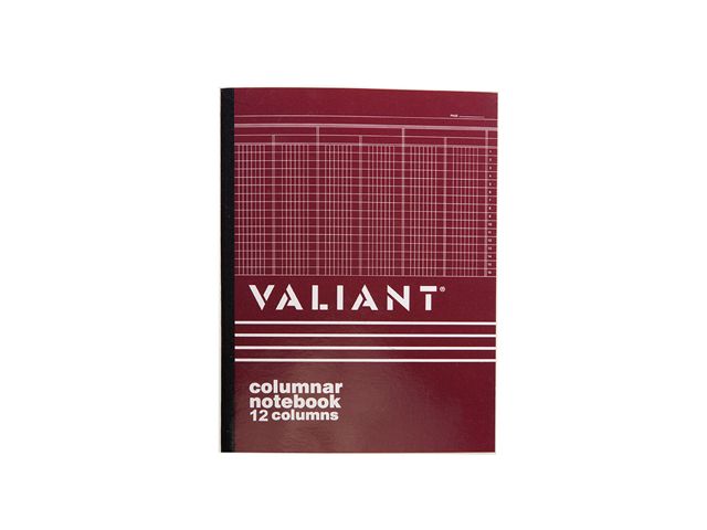 Valiant Columnar Book 12 Columns 50Lvs 216x280mm | Office Warehouse, Inc.