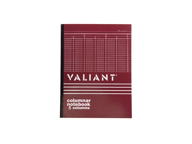 Valiant Columnar Book 5 Columns 50Lvs 216x280mm | Office Warehouse, Inc.