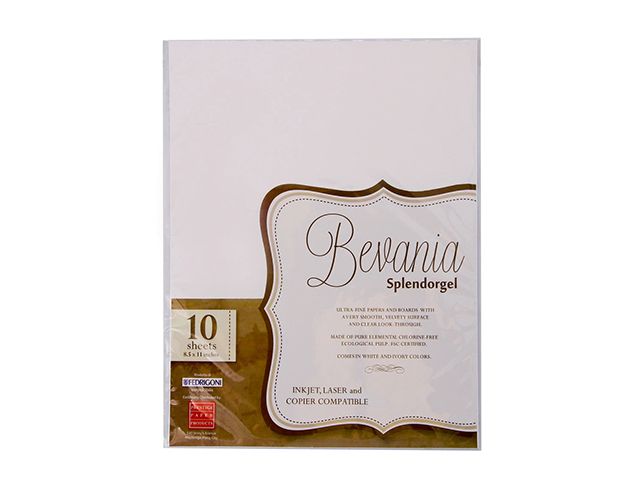 Prestige Bevania Splendorgel Specialty Paper White 160gsm LTR 10s ...