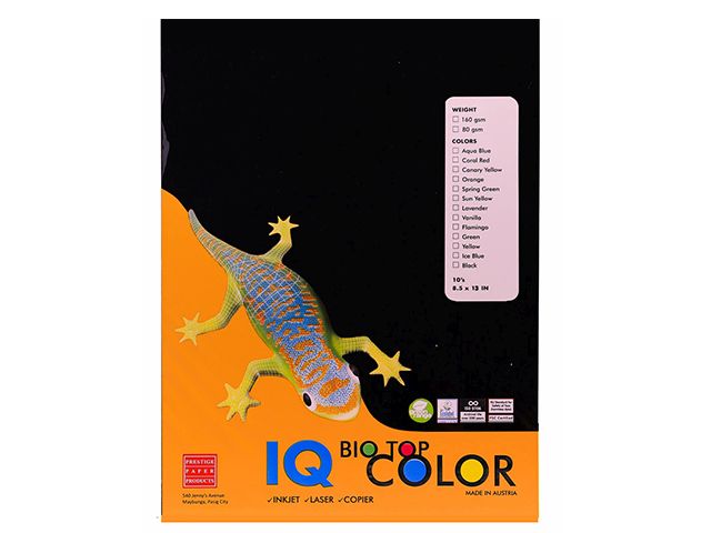 Prestige IQ Biotop Specialty Paper 160gsm Black LGL 10s | Office ...