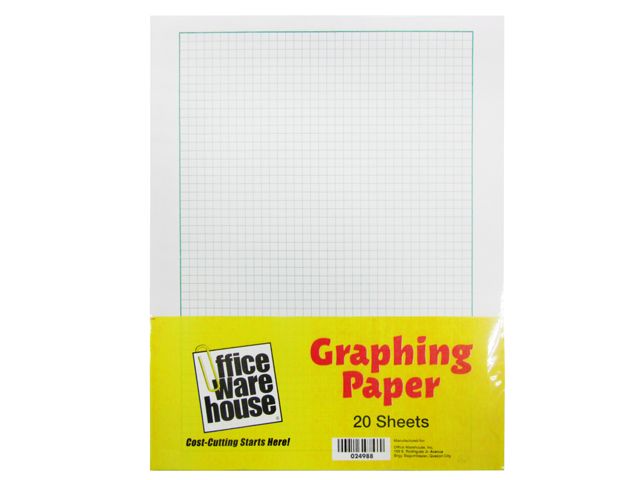 Office Warehouse Graphing Paper Letter 20s | Office Warehouse, Inc.