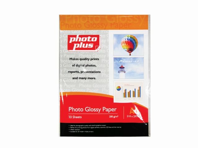 Photo Plus Photo Paper A4 200gsm 10s | Office Warehouse, Inc.