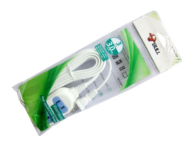 Bull 3-Gang Extension Cord GNTP-J030 3m | Office Warehouse, Inc.