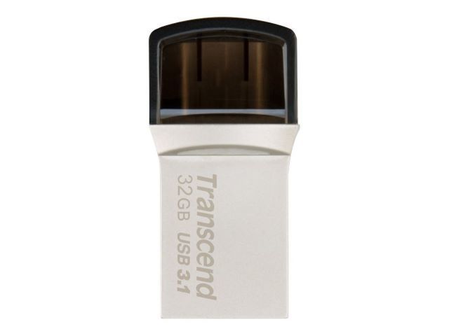 Transcend JetFlash 890 USB 3.1 Flash Drive 32GB | Office Warehouse, Inc.