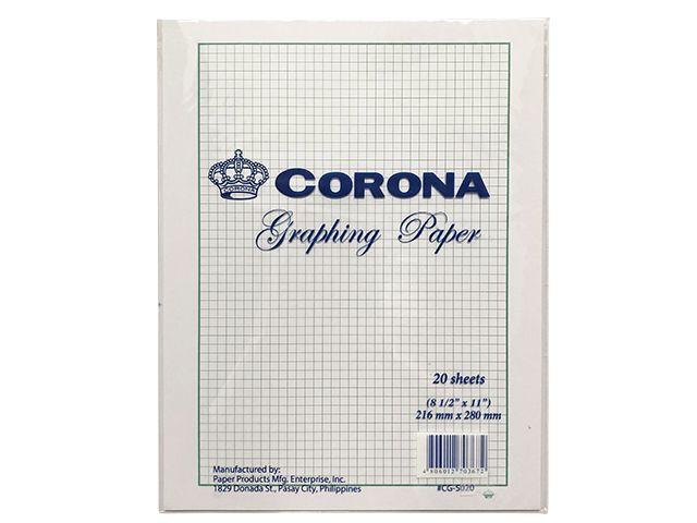 Corona Graphing Paper Letter 20s | Office Warehouse, Inc.
