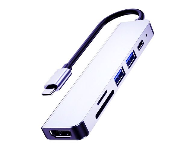 Nuvostech 6in1 USB Hub USB3-106-6 | Office Warehouse, Inc.