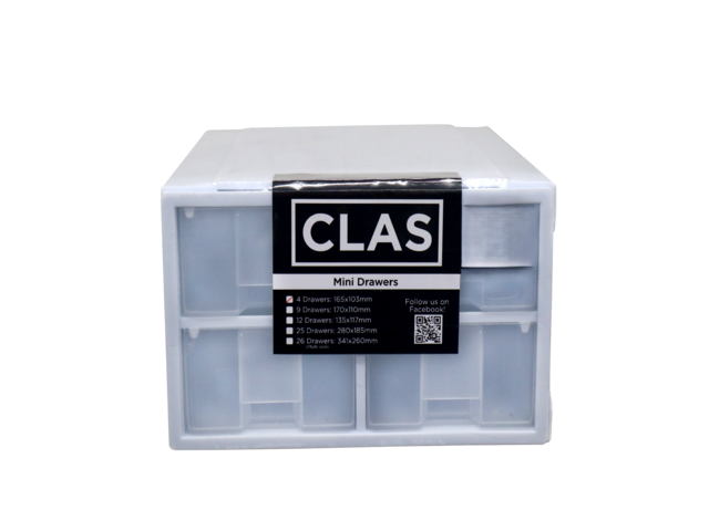 Clas Mini Drawers 4D 165x103mm | Office Warehouse, Inc.